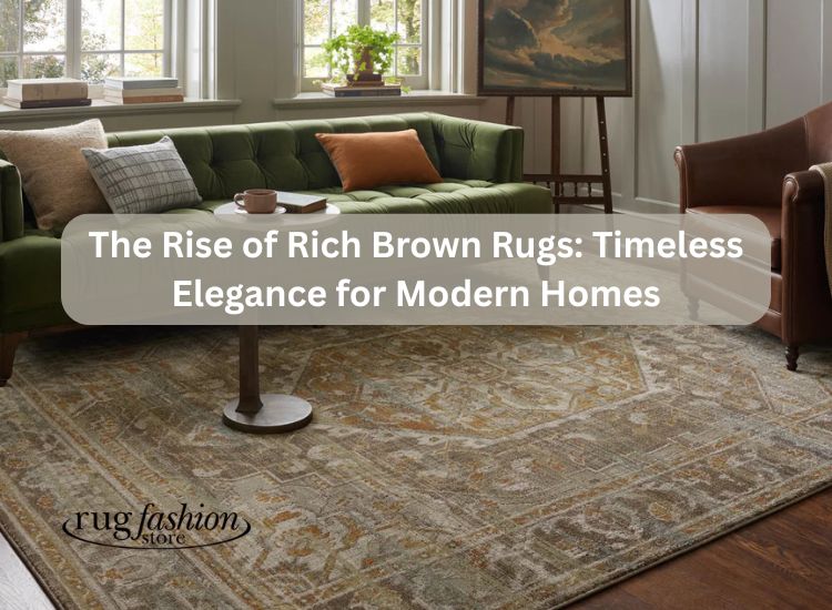 The Rise of Rich Brown Rugs: Timeless Elegance for Modern Homes – Rug ...